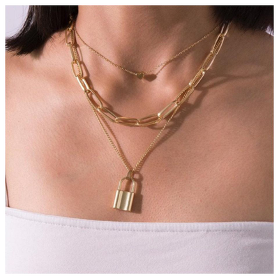 3 Layered Lock Chain