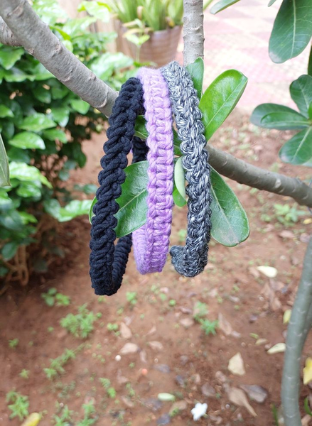 Macrame Head Band With Beautiful Patterns