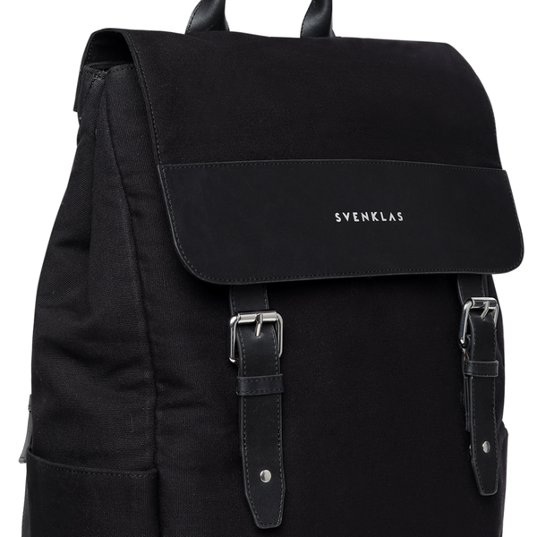 Svenklas Amber Black Backpack