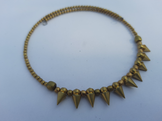 Brass Hasuli Neckpiece