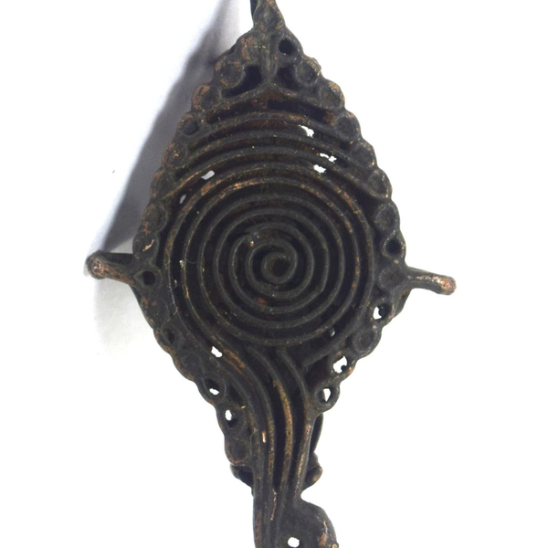 Old Urdhva Pundra Tikka Stamp – Brass Vaishnava Tilak Stamp – Indian ...