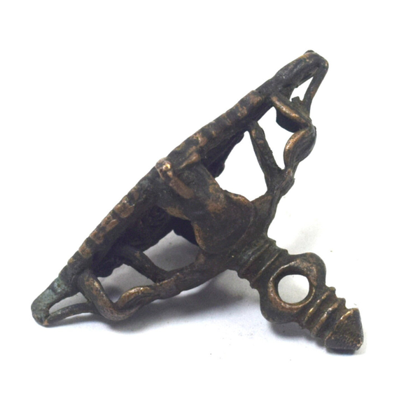 Old Urdhva Pundra Tikka Stamp – Brass Vaishnava Tilak Stamp – Indian ...