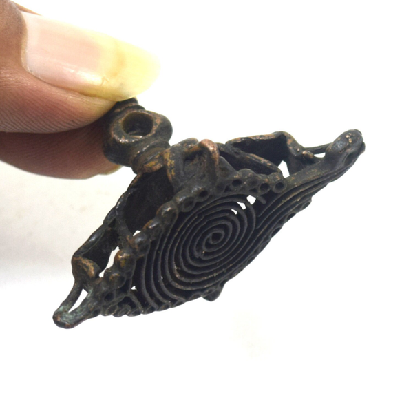 Old Urdhva Pundra Tikka Stamp – Brass Vaishnava Tilak Stamp – Indian ...