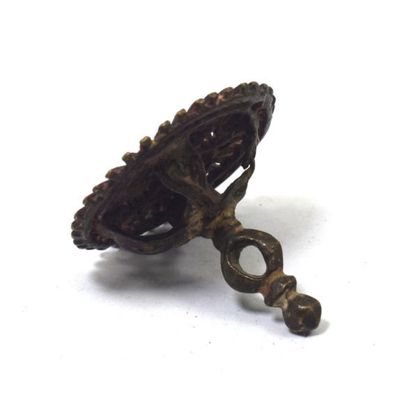 Antique Indian Hindu Religious Ritual Forehead Tikka Stamp - Sectarian ...