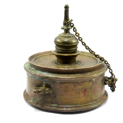 Antique Heavy Brass Big Size Inkwell Handcrafted Collectible Inkpot ...