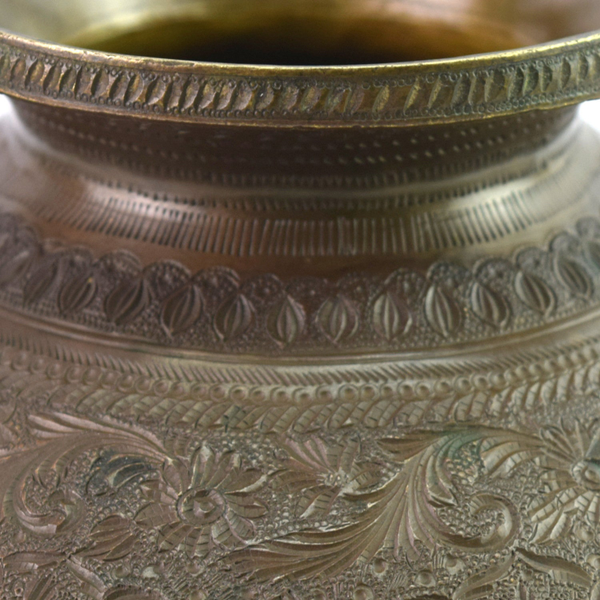 Brass Water Pot Authentic Antique Hindu Religious God Figurative Pot ...
