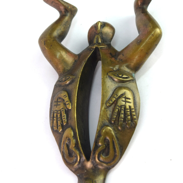 Vintage Rarest Yoni Shape Tantric Brass Figurine - Tantra Mantra ...
