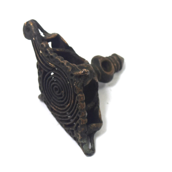 Old Urdhva Pundra Tikka Stamp – Brass Vaishnava Tilak Stamp – Indian ...