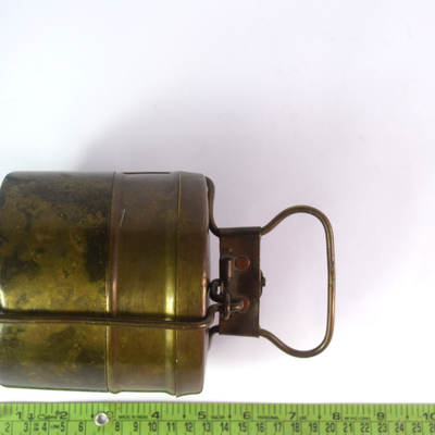 Old Brass Kitchen Utility Tiffin Box - Indian Metal Food Container ...