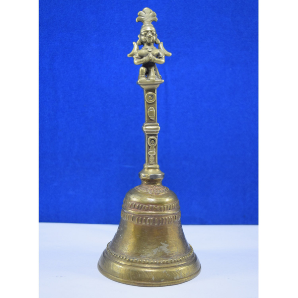 Rare Unique Indian God Garuda Figurative Brass Handcrafted Temple Bell ...