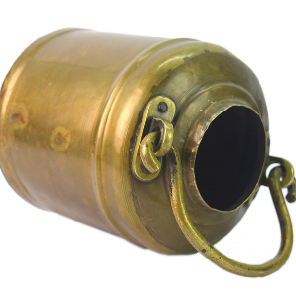 Old Traditional Brass Buttermilk / Milk / Oil Container - Antique ...
