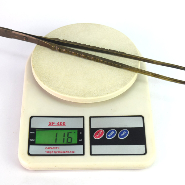 Antique Beautiful Brass Handcrafted Forceps Chimta - Old Brass Tribal ...