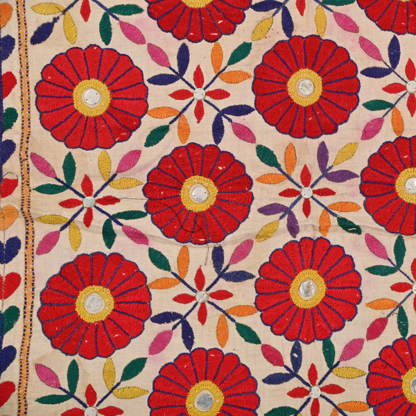 Antique Indian Gujarati Handmade Textile Wall hanging Boho Banjara ...