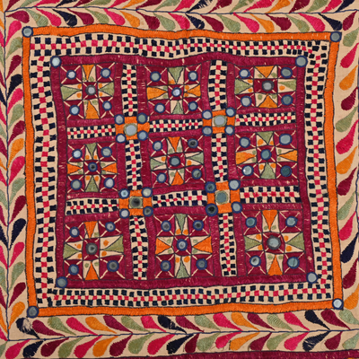 Antique Indian Gujarati Handmade Textile Wall hanging Banjara Vintage ...
