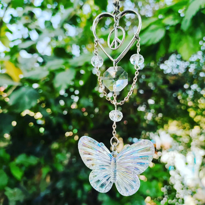 Cute Charming Butterfly Suncatcher 🦋☮️