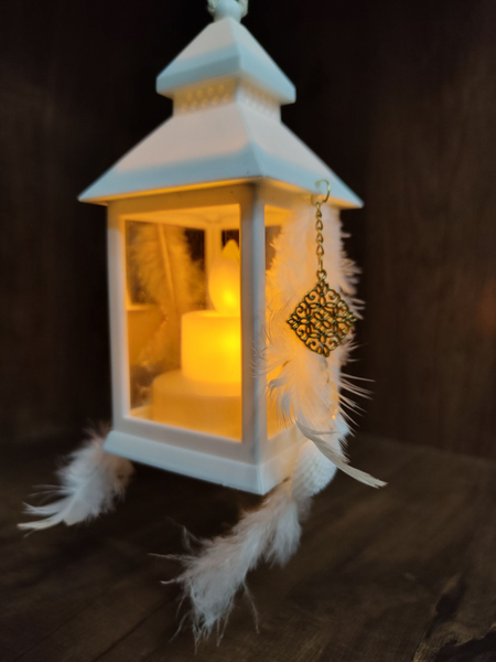 Boho Lamp | White