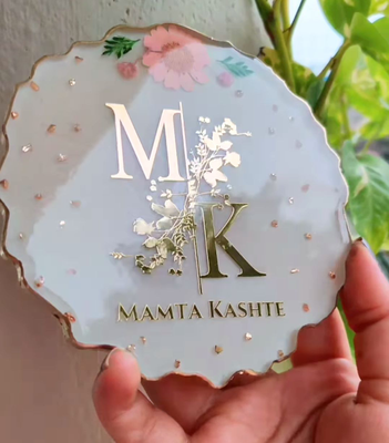 Resin 5 Inch Logo Frame