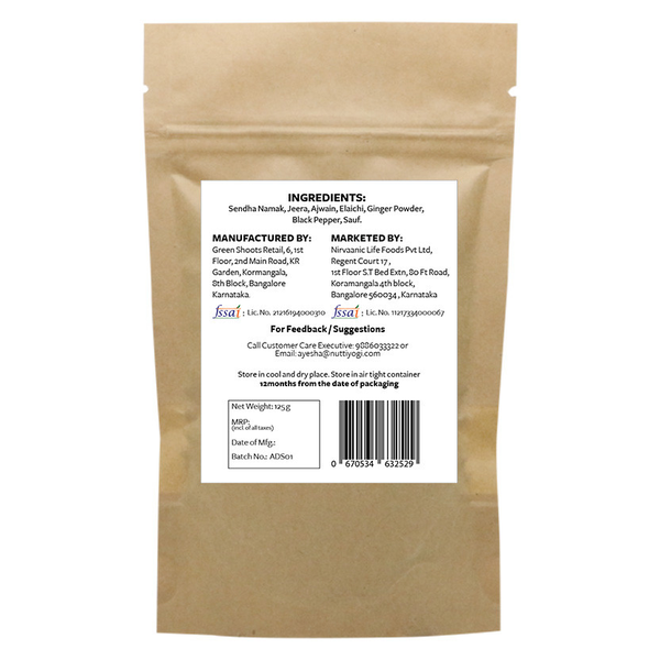 Nutty Yogi Ayurvedic Digestive Salt (pack of 2)