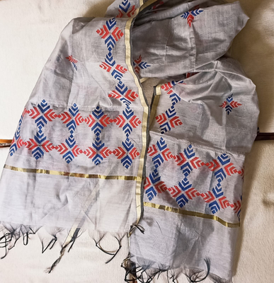 Handmade Dupatta Flower Craft