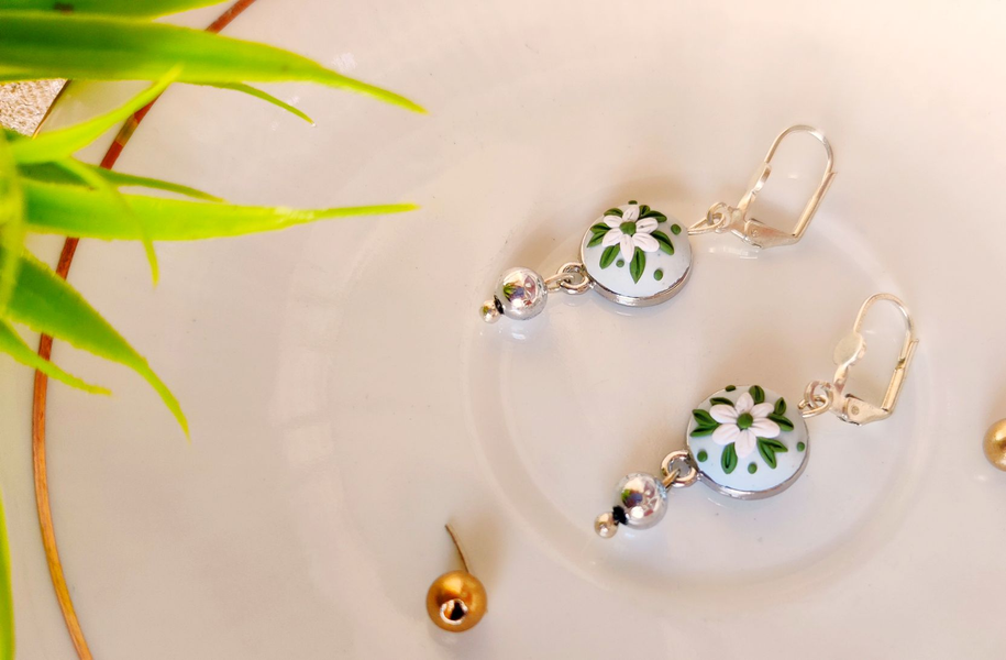 Tiny Trinkets- Handmade clay Earrings for women