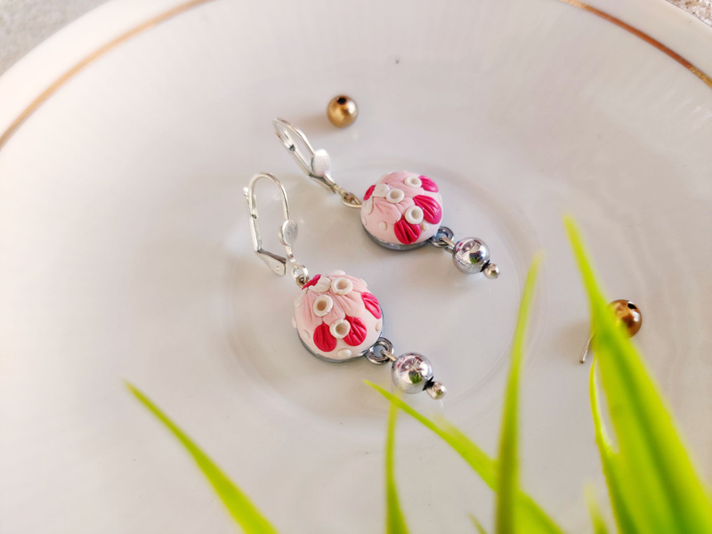 Tiny Trinkets- Handmade clay Earrings for women