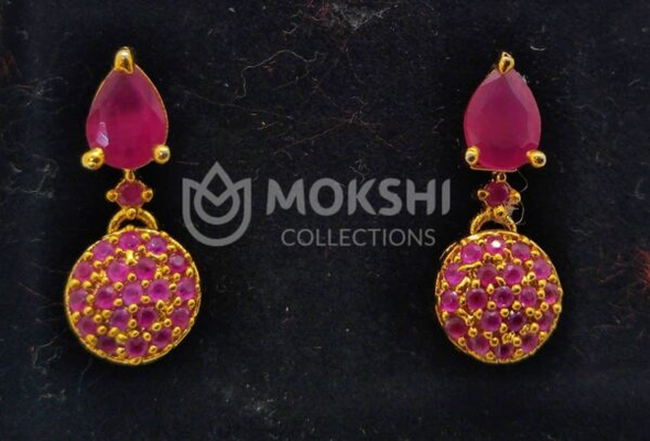 Cute Ruby Earrings