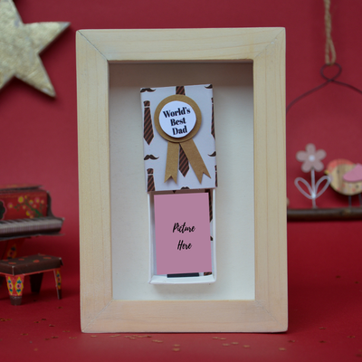 World's Best Dad Matchbox Frame