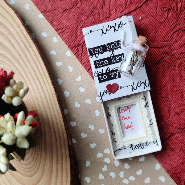 Key To My Heart Matchbox Frame