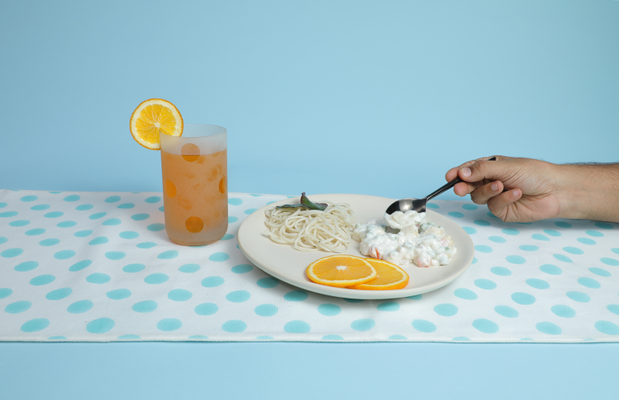 White ceramic plate (xtra large)