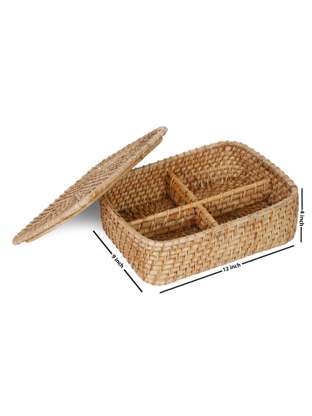 Shilpkara "Tropical Twist" Handcrafted Eco-Friendly Organic Rattan ...