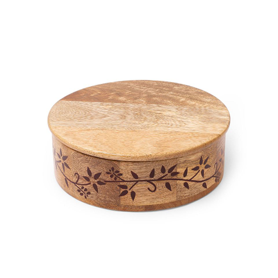 Handmade Wooden Roti Box For Kitchen