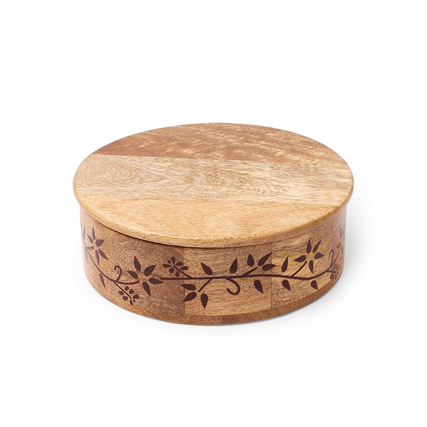 Handmade Wooden Roti Box For Kitchen