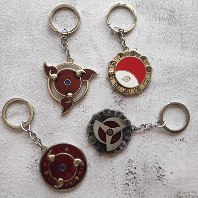 Naruto Rotating Keychains