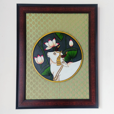 Hand Painted Pichwai Frames I Brocade Pichwai Frame