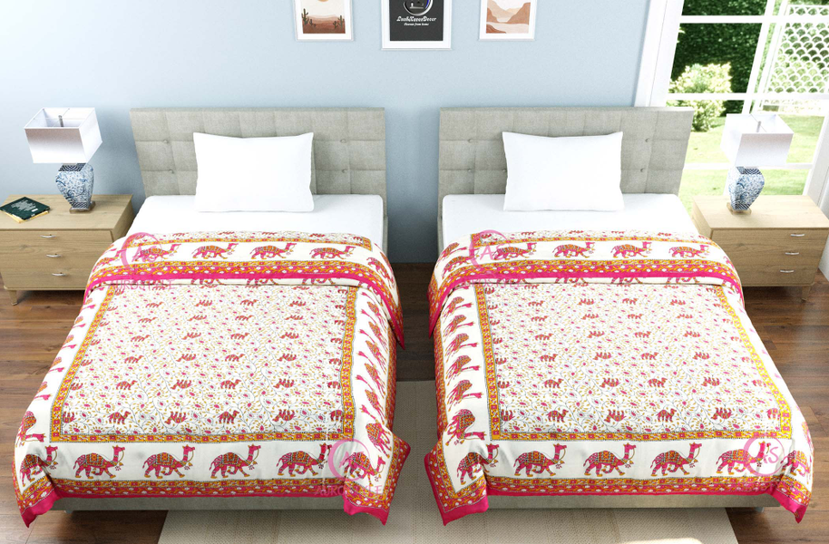 BLOCKSOFJAIPUR 400 TC Jaipuri Light Weight Pure Cotton Traditional ...