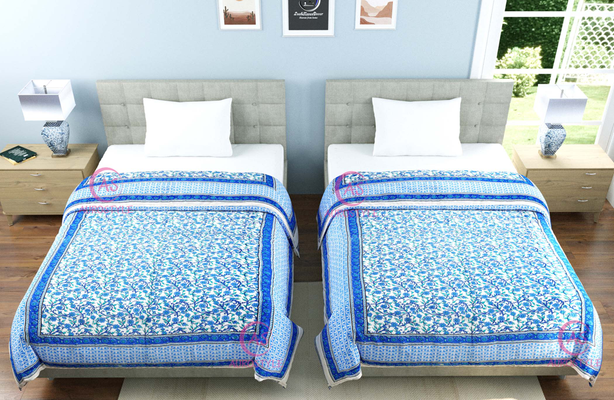 BLOCKSOFJAIPUR 400 TC Jaipuri Light Weight Pure Cotton Traditional ...