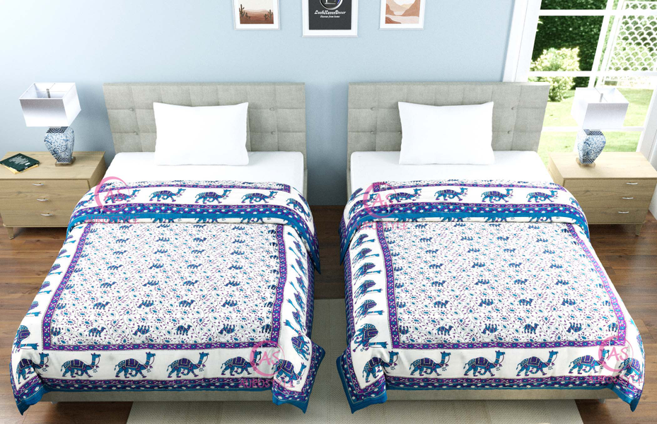 BLOCKSOFJAIPUR 400 TC Jaipuri Light Weight Pure Cotton Traditional ...