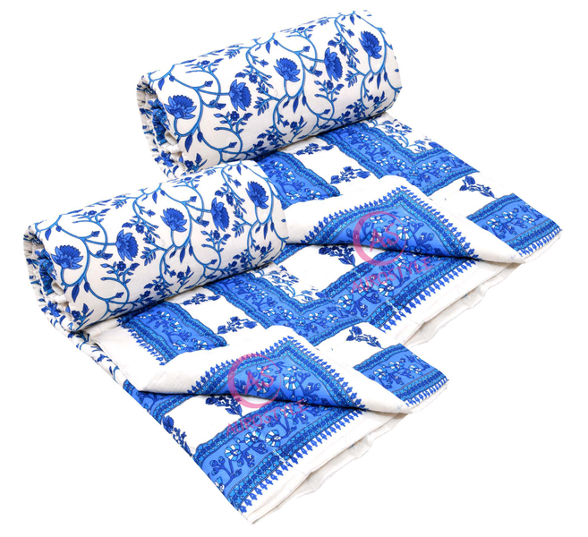 BLOCKSOFJAIPUR 400 TC Jaipuri Light Weight Pure Cotton Traditional ...