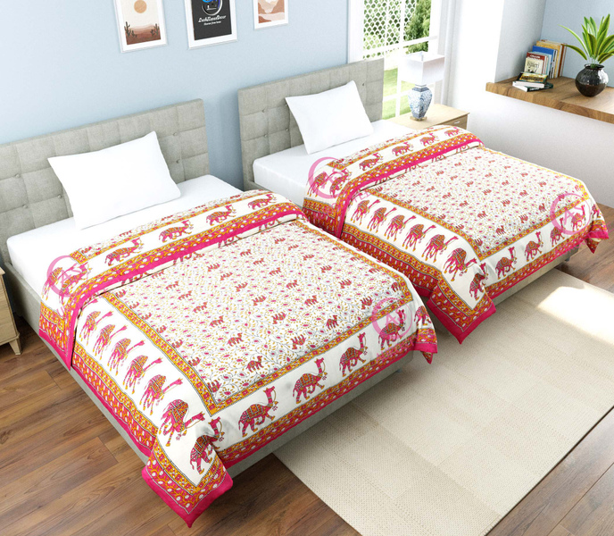 BLOCKSOFJAIPUR 400 TC Jaipuri Light Weight Pure Cotton Traditional ...