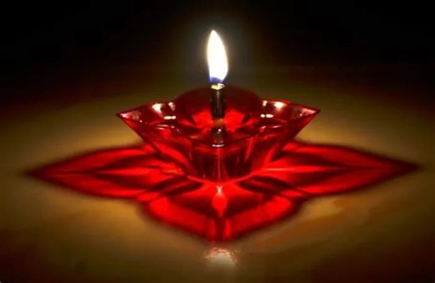 3d Reflection Diya(set Of 12)