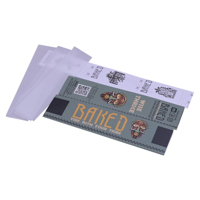 BAKED Wise Thrice White king size rolling paper ( full box ) Pack of 50