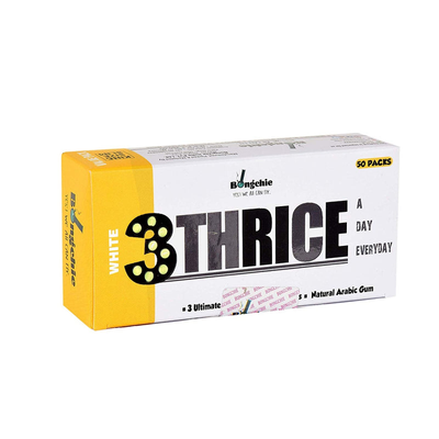 Bongchie White - Thrice a Day (Full Box) - 50 Packs