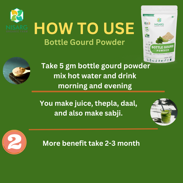 Organic Bottle Gourd Powder 200g