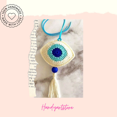 Crochet Handmade Evil Eye Keychains