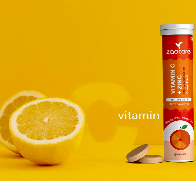 Zaocare Vitamin C + Zinc Effervescent Tablet Zaocare Vitamin C + Zinc Effervescent Tablet