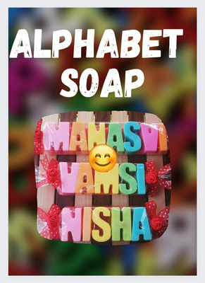 Name Soap / Customize Soap / Alphabet Soap / Return Gift / Birthday Gift / Customize Gift / Gift ...