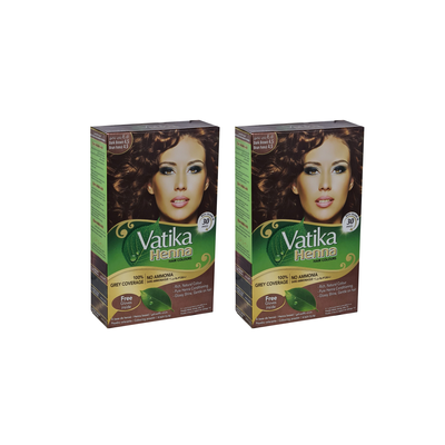 Vatika Henna Dark Brown 4.5 Hair Colours - 60g (Pack Of 2)