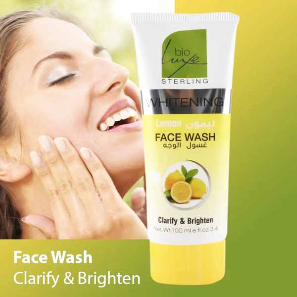Bio Luxe Whitening Lemon Face Wash - 100ml (Pack Of 2)