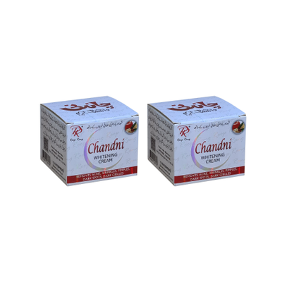 Chandni Whitening Cream - 50g (Pack of 2)