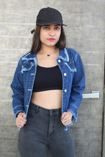 expensive denim western jacket